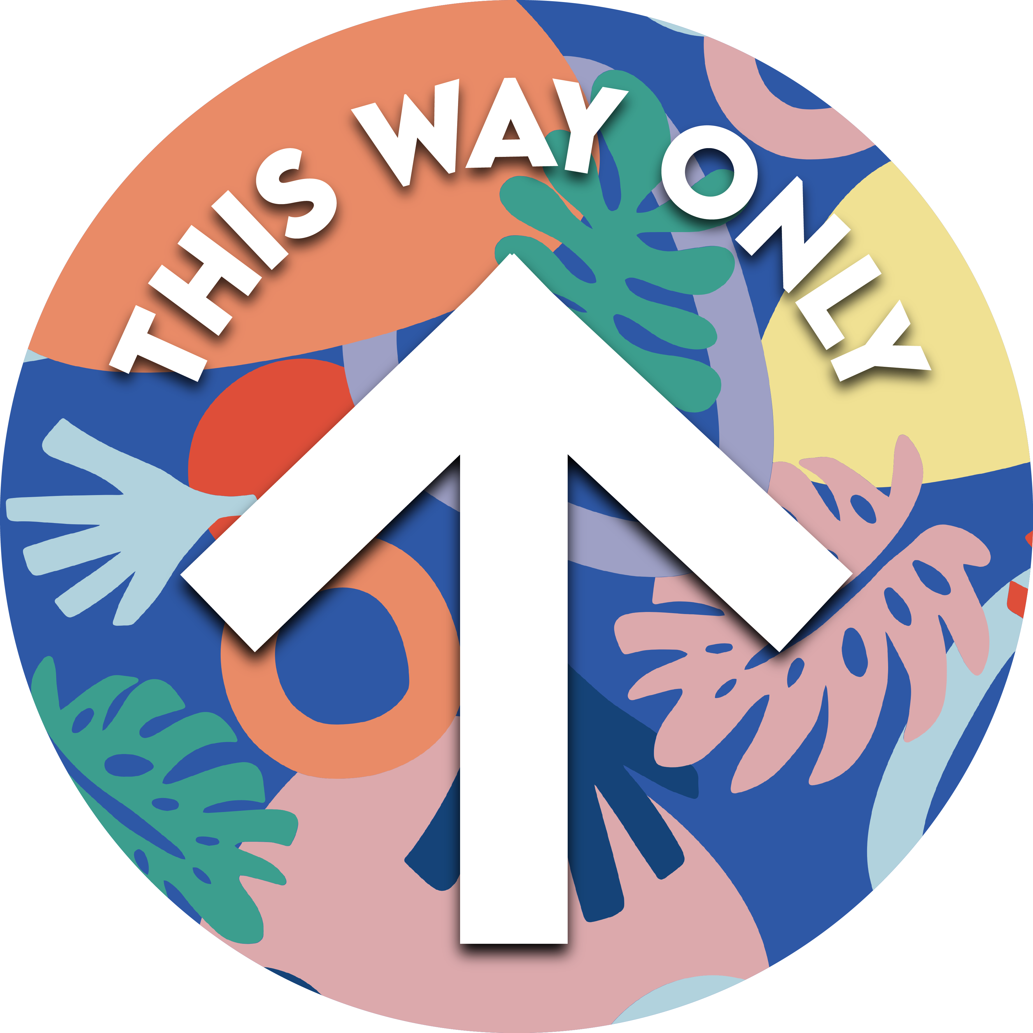 Floor Stickers - One Way - thecopyandprintshop